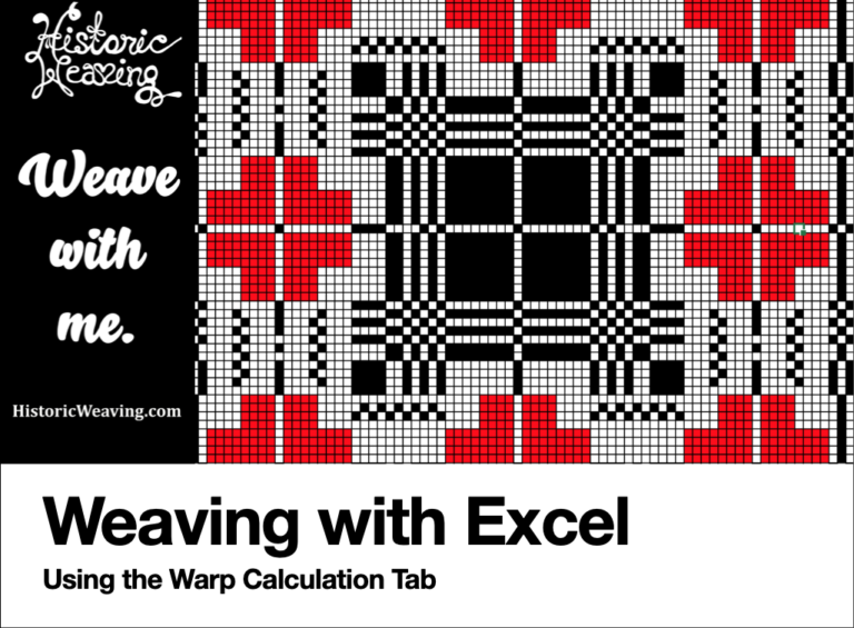 Historic Weaving – Weave with me.