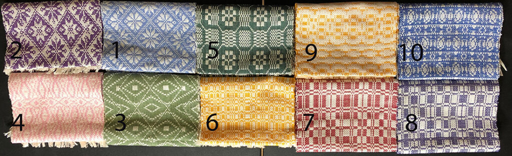 10 Variations Draft Pack – Diversified Point Twill – Historic Weaving