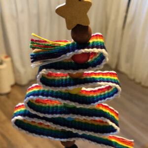 Rainbow Christmas Trees – Historic Weaving